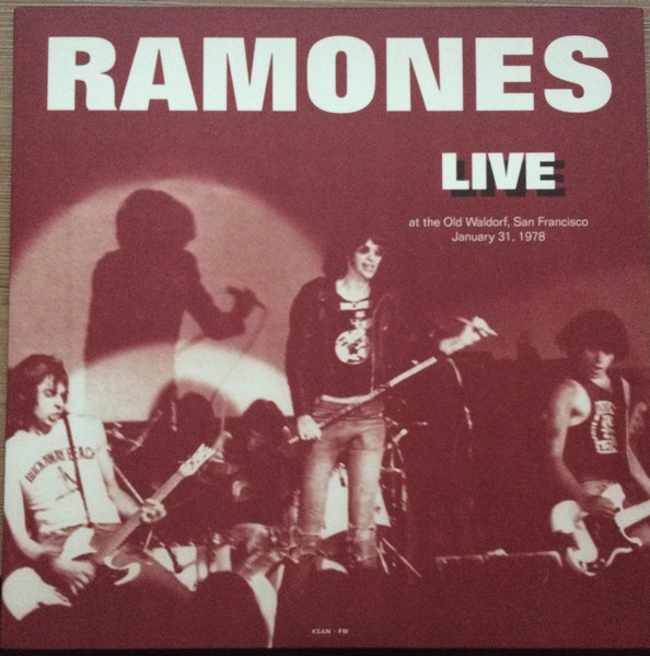 Ramones – Live At The Old Waldorf, San Francisco January 31, 1978- LP ...
