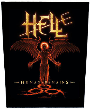 Hell - Human Remains - Backpatch - Sentinel Records