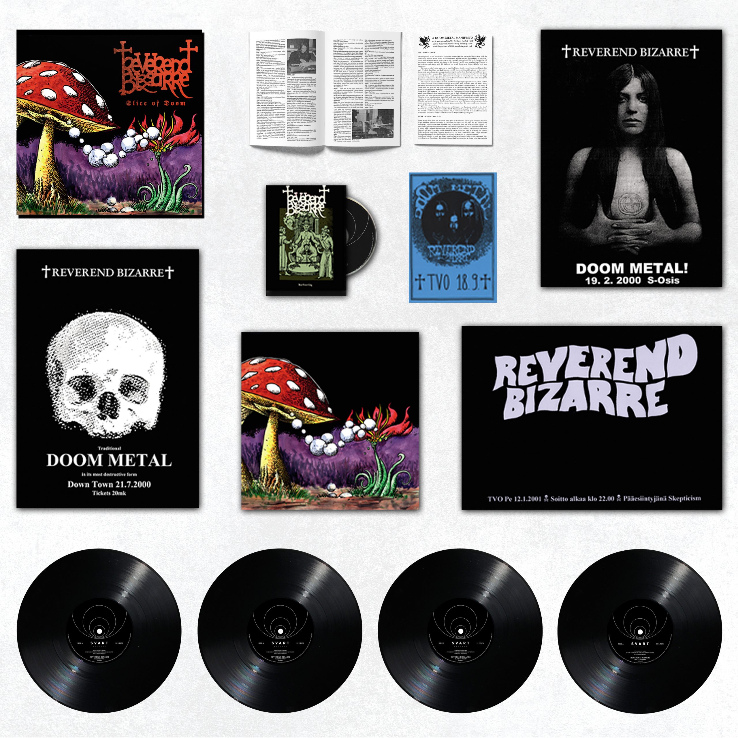 Reverend Bizarre - Slice of Doom - Boxset (RED) - Sentinel Records