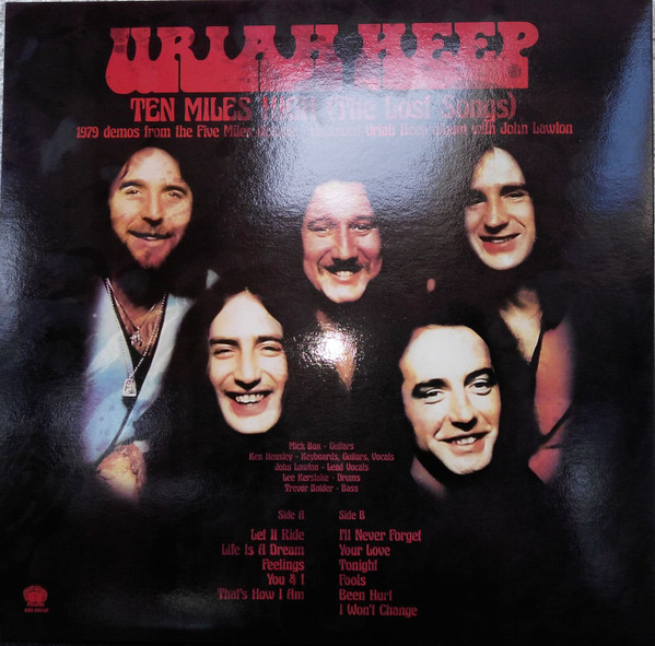 Uriah Heep – Ten Miles High (The Lost John Lawton Album) - LP ...