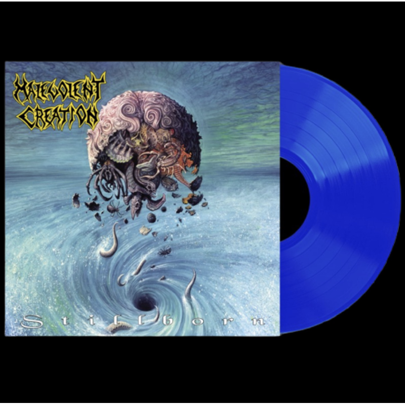 Malevolent Creation – Stillborn - LP (TRANSPARENT BLUE) - Sentinel Records